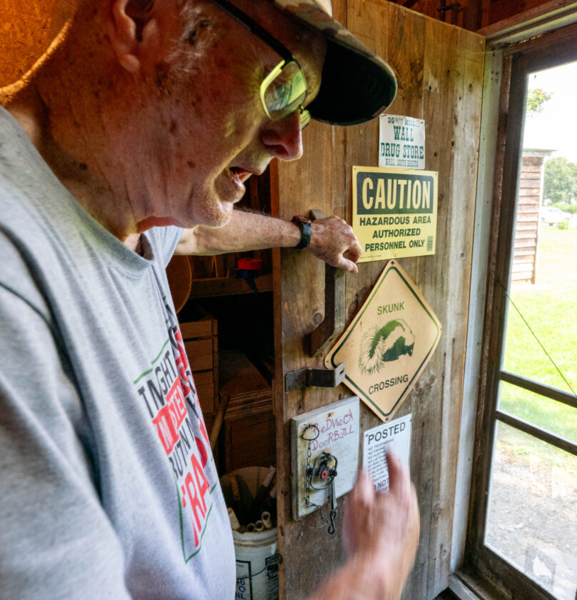 Lifelong passion: John Carey has been trapping for 70 years and ...